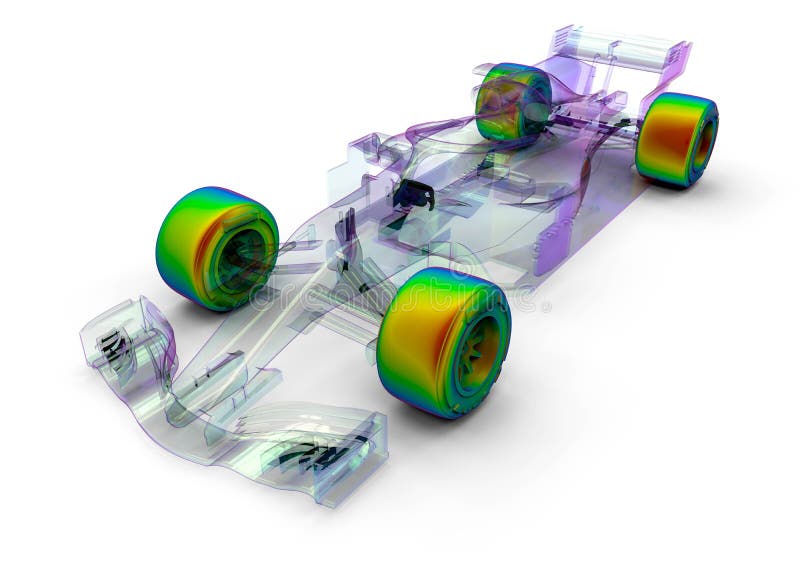 F1 car radiography stock illustration. Illustration of drawings - 125653458