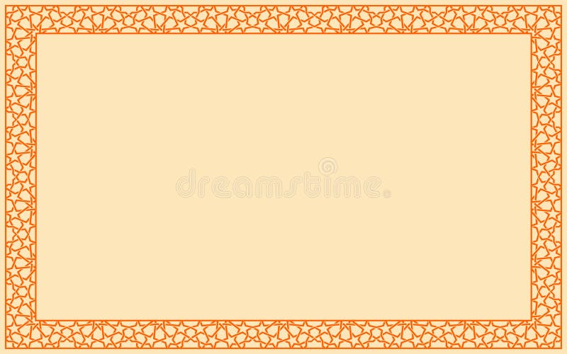Colorful Decorative Frame Border Vector Beautiful Color Ornamental ...
