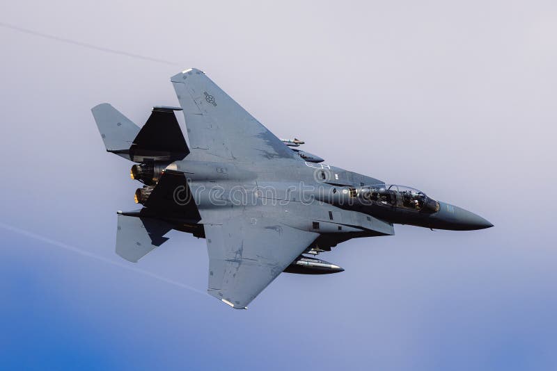 F-15 Eagle in Flight: Power and Precision Editorial Image - Image of ...