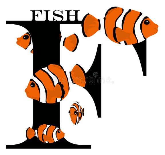 Clown Fish Letter Stock Illustrations – 42 Clown Fish Letter Stock ...