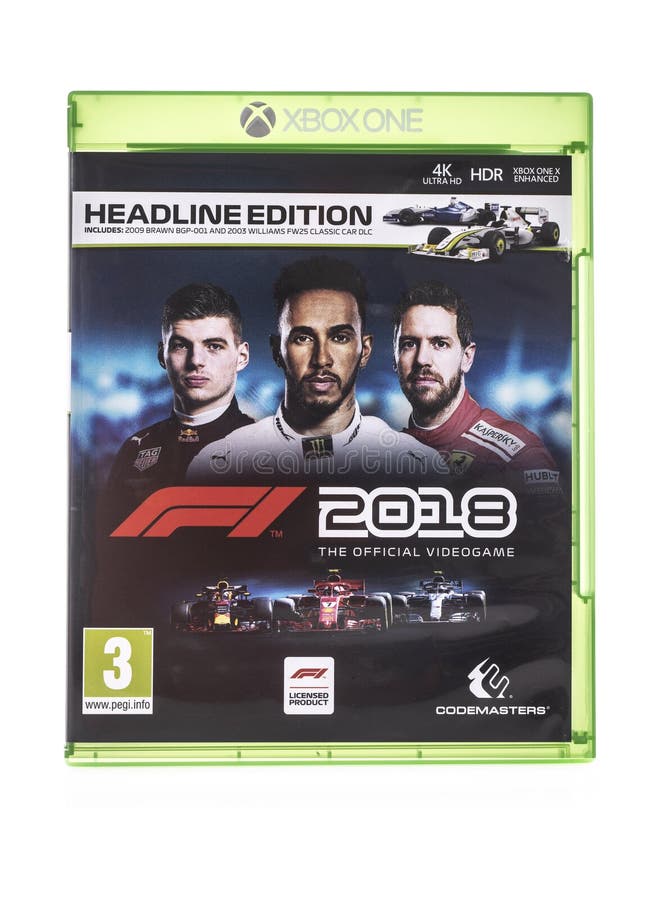 F1 2018 Formula One XBOX Game Editorial Stock Image - Image of design ...