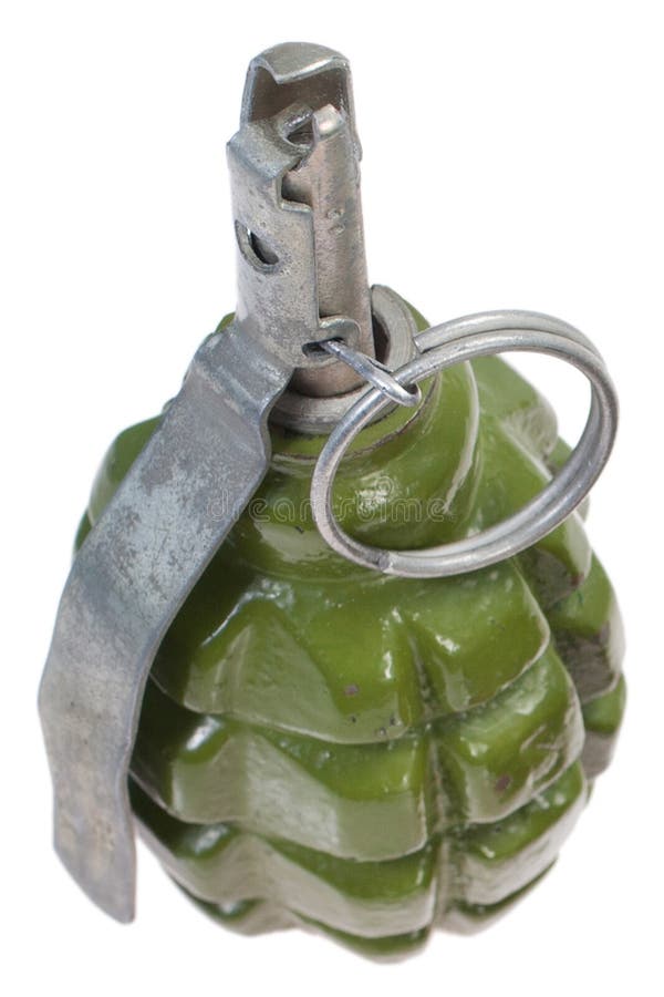 F-1 Fragmentation Hand Grenade Stock Photo - Image of demolition, armed ...