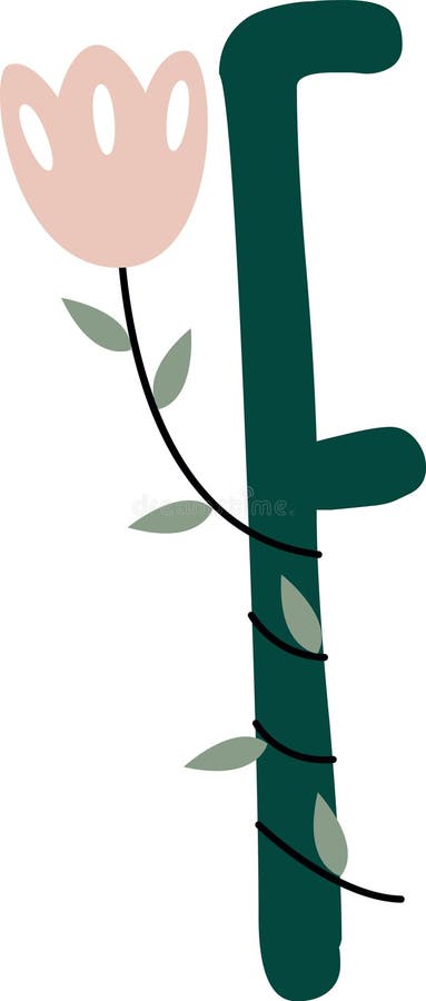 F letra alfabeto infantil ilustração do vetor. Ilustração de cartoon ...