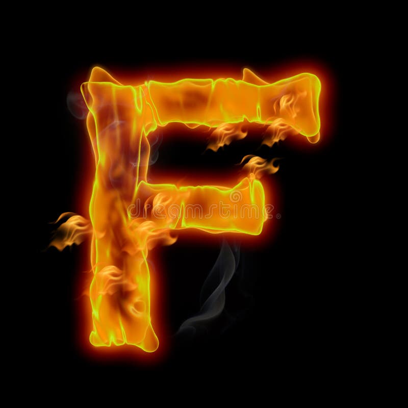 Fire Letter F Stock Illustrations – 500 Fire Letter F Stock ...