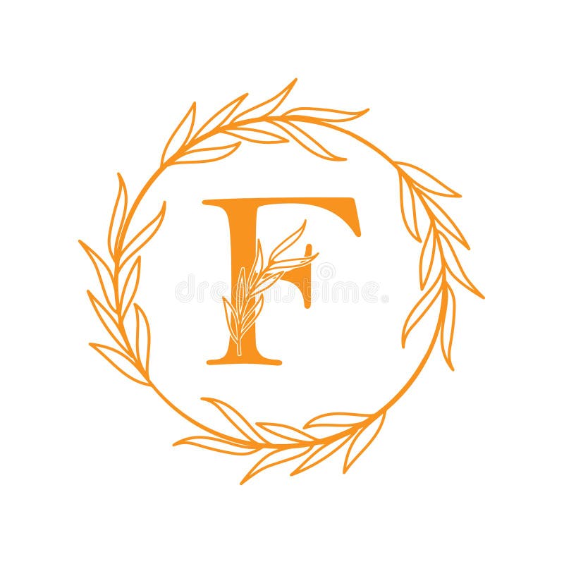 F letter brand logo vector stock vector. Illustration of element ...