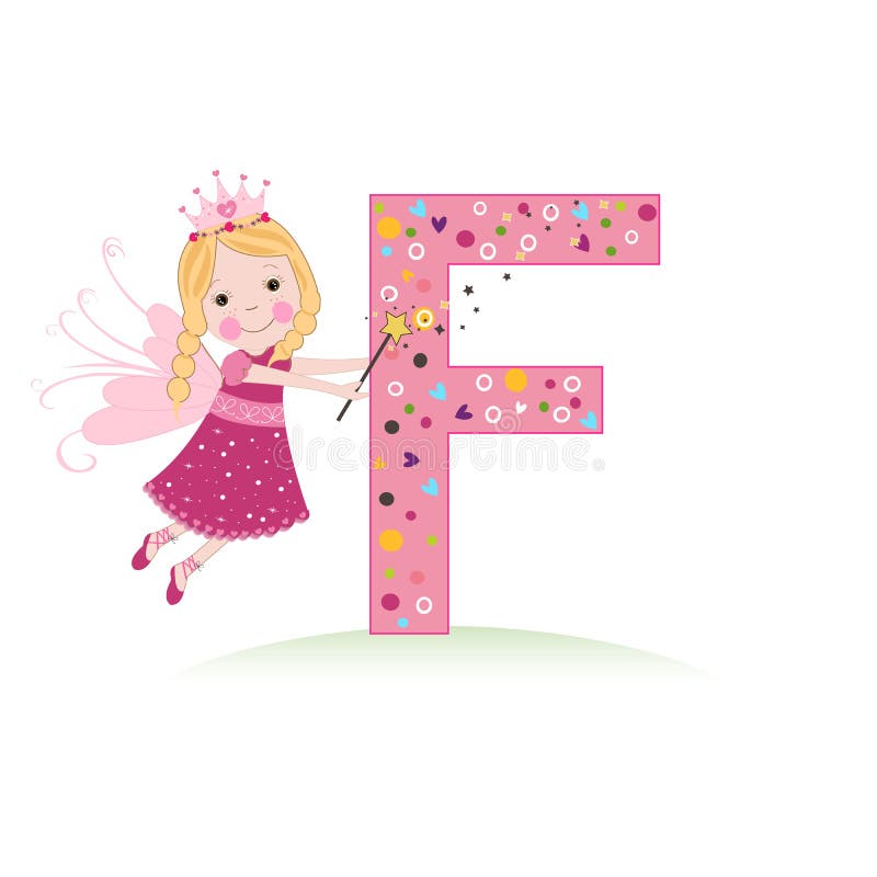 Letter Cute Fairy Stock Illustrations – 1,434 Letter Cute Fairy Stock ...