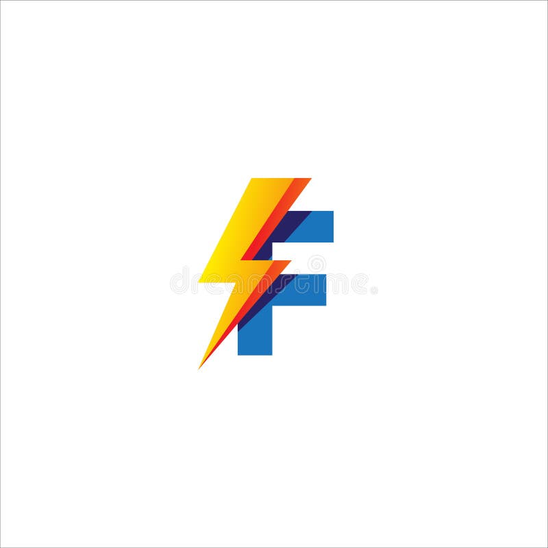 Thunder Letter F Logo Stock Illustrations – 82 Thunder Letter F Logo ...