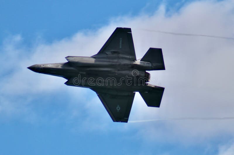 F35 Lightning Fighter Jet editorial stock photo. Image of wing - 342648543