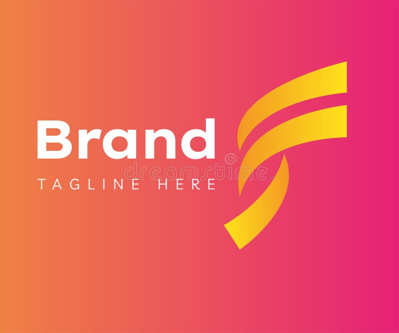 Letter F Logo Design. Letter F with Flame Logo Stock Vector ...