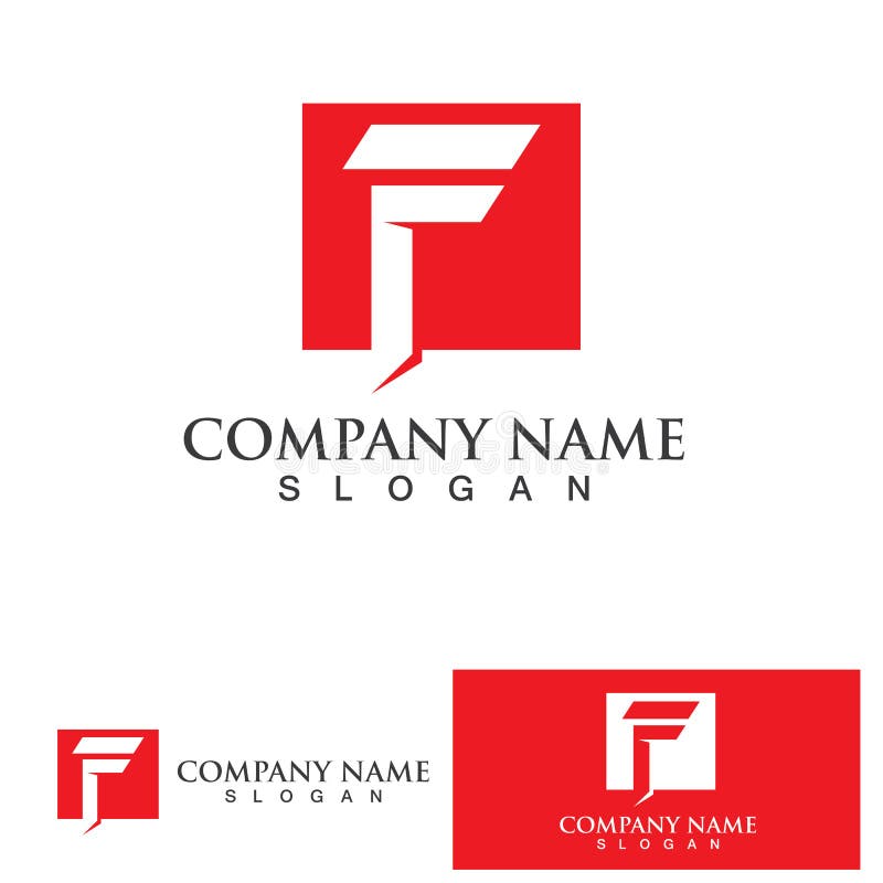 F Logo and Symbol Vector Icon Stock Vector - Illustration of ...