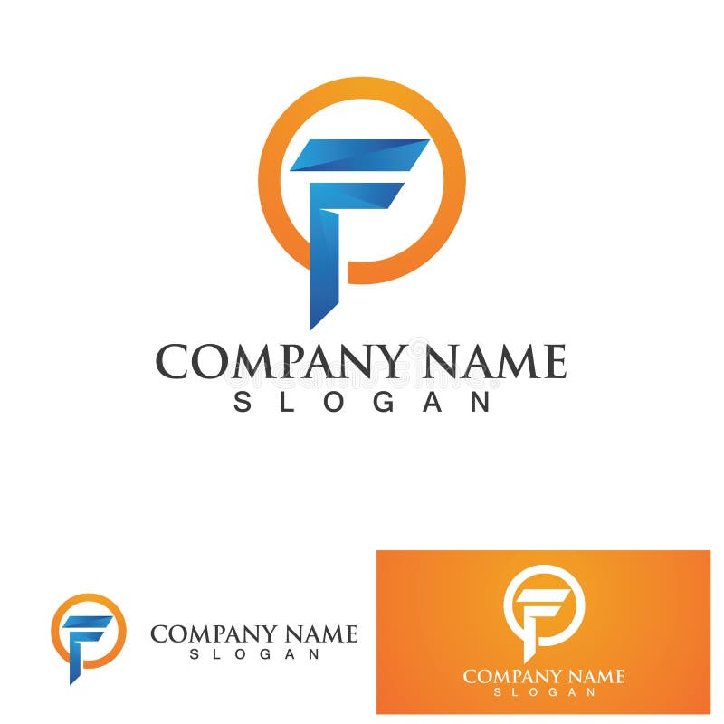 F Logo and Symbol Vector Icon Stock Vector - Illustration of alphabet ...