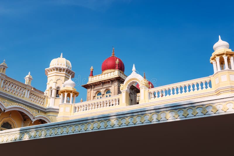 F Mysore Palace Historical Architecture in Mysore, India Stock Photo ...