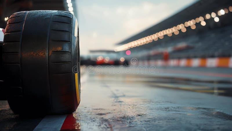 F1 Pitstop Background with Empty Pit in Ultra HD Stock Video - Video of ...