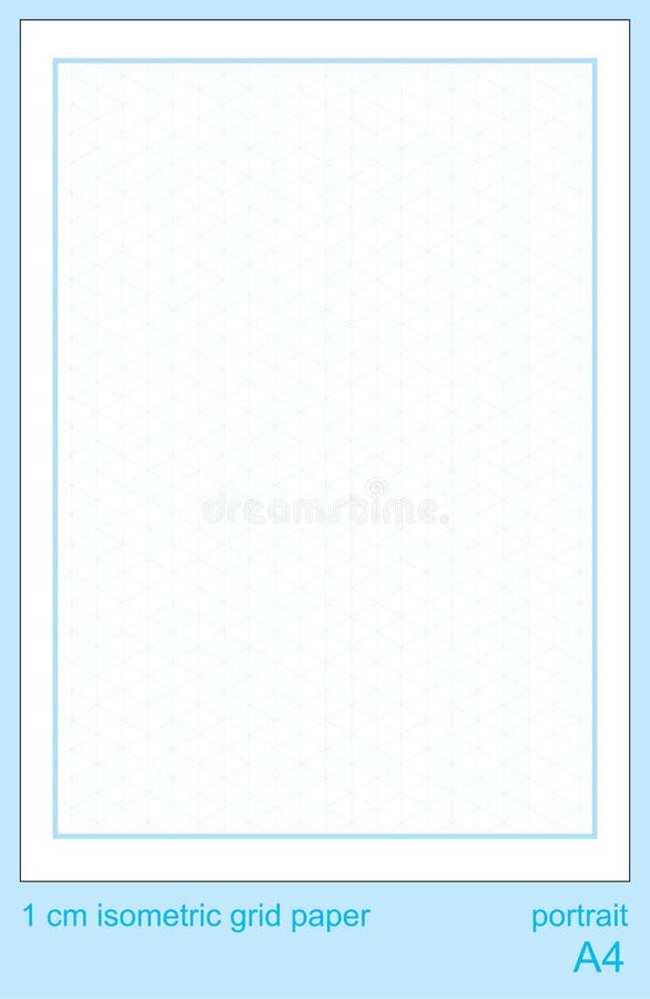 1 Cm A4 Isometric Grid Paper Isometric Grid Vector Isometric Grid Graph ...