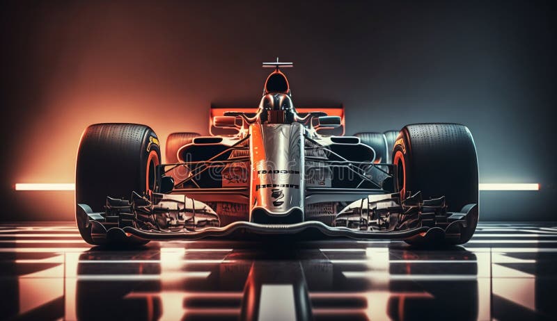 F1 Race Car. Generative ai stock illustration. Illustration of ...