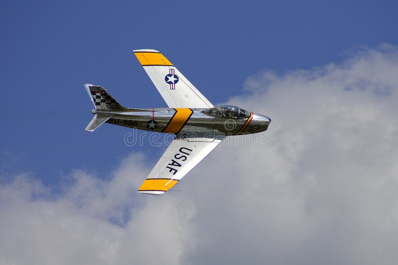 F-86 Sabre Jet stock image. Image of sabre, flight, usaf - 40949589