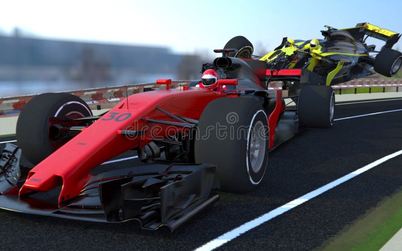 F1 sports car crash stock illustration. Illustration of formula - 149440980