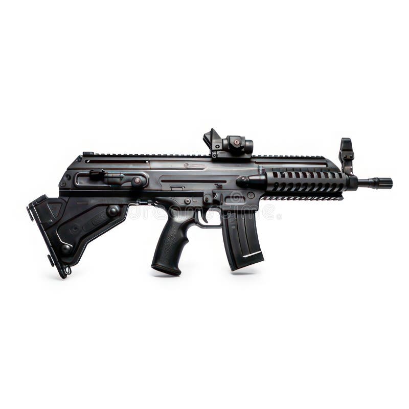 F2000 Tactical Assault Rifle Isolated on White Created with Generative ...