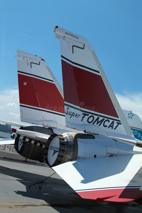 NYC: Tomcat Jet at Intrepid Museum Editorial Stock Image - Image of ...
