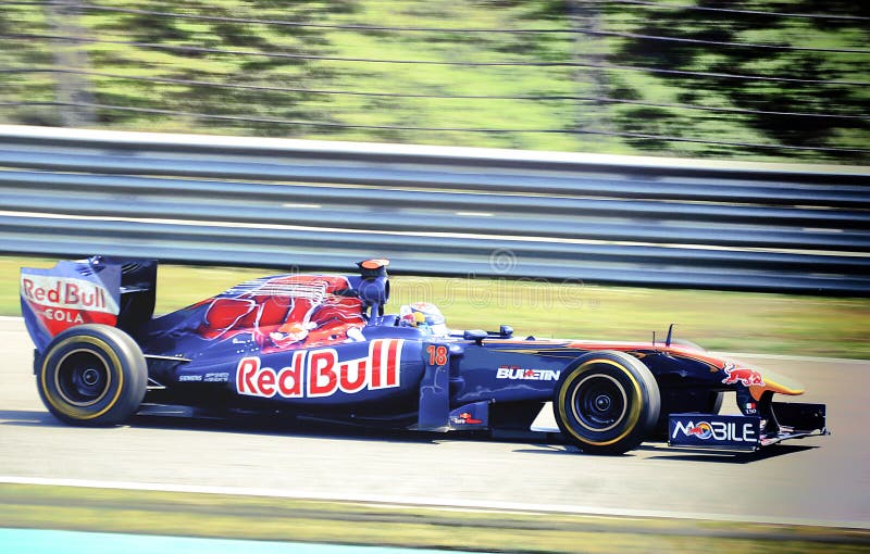 Toro Rosso Formula 1 at Monza Driven by Carlos Sainz Jr Editorial Stock ...