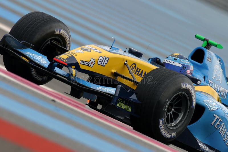 F1 2004 - Franck Montagny Renault Editorial Stock Image - Image of ...