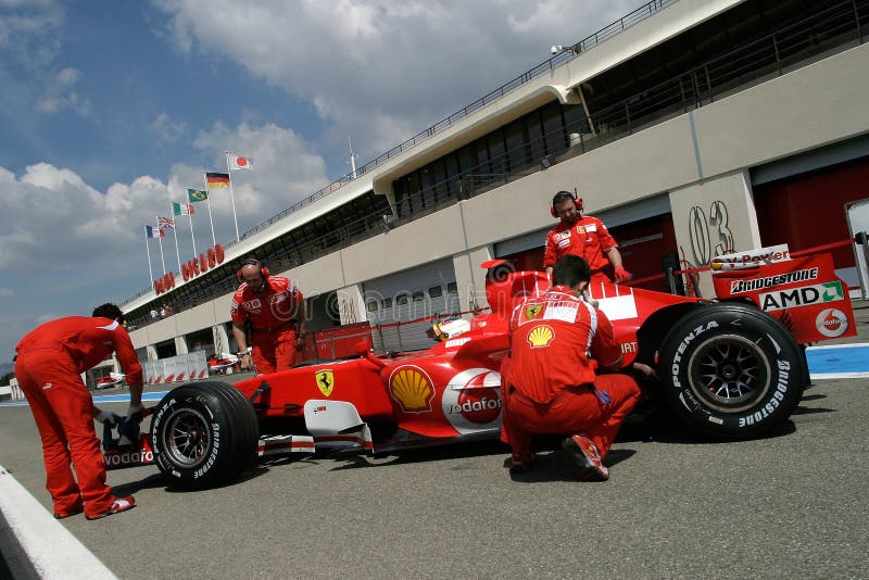 F1 2006 - Luca Badoer Ferrari Editorial Photography - Image of ferrari ...