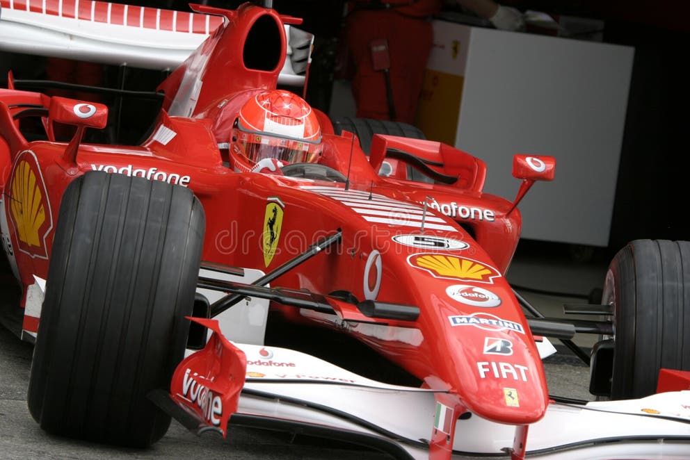 F1 2006 - Michael Schumacher Ferrari Editorial Photography - Image of ...