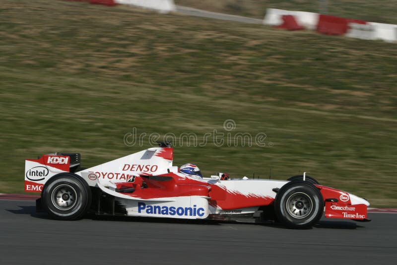 F1 2006 - Olivier Panis Toyota Editorial Stock Image - Image of grand ...