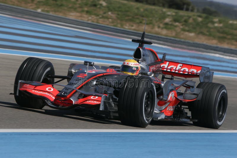 F1 2007 - Lewis Hamilton McLaren Redactionele Afbeelding - Image of ...