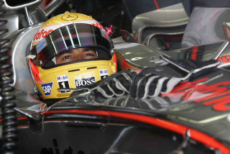F1 2007 - Lewis Hamilton McLaren Image stock éditorial - Image du ...