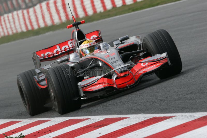 F1 2008 - Lewis Hamilton McLaren Editorial Image - Image of formula ...