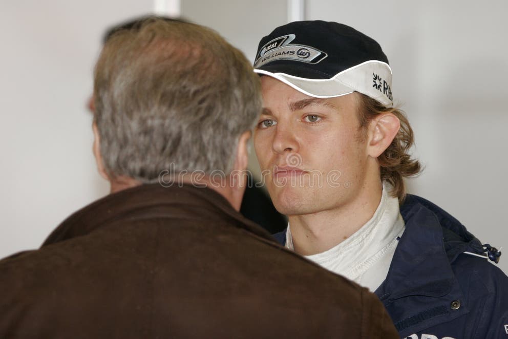 F1 2008 - Nico Rosberg Williams Editorial Photography - Image of action ...