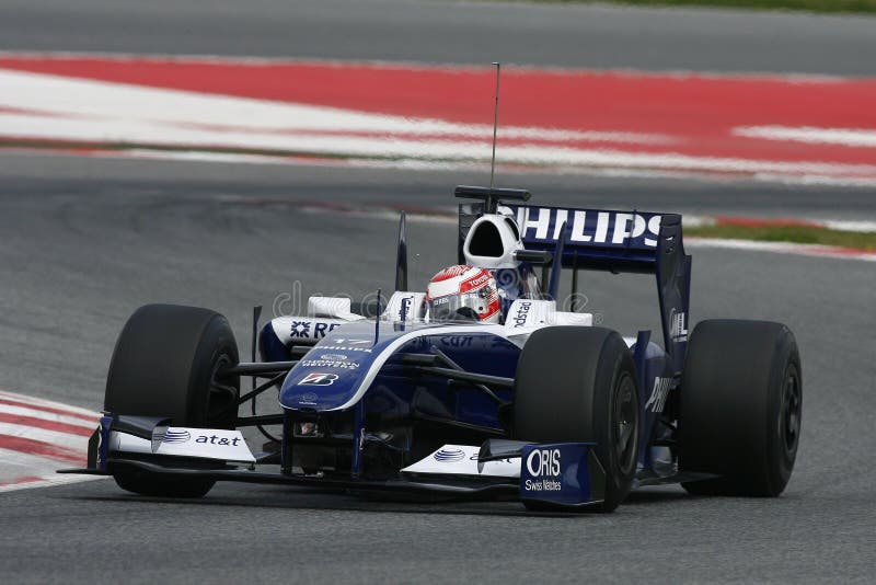 F1 2009 - Kazuki Nakajima Williams Editorial Photography - Image of ...