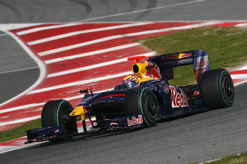 F1 2009 - Mark Webber Red Bull Editorial Photo - Image of formula ...