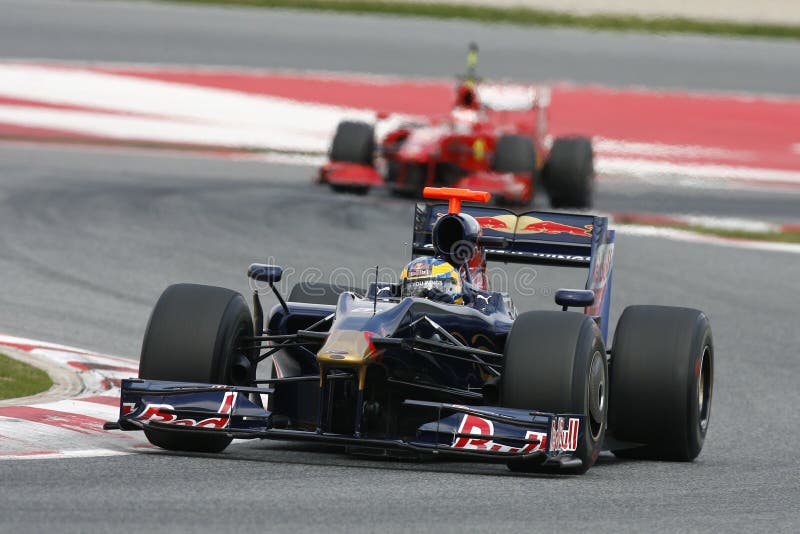 F1 2009 - Sebastien Bourdais Toro Rosso Editorial Image - Image of ...