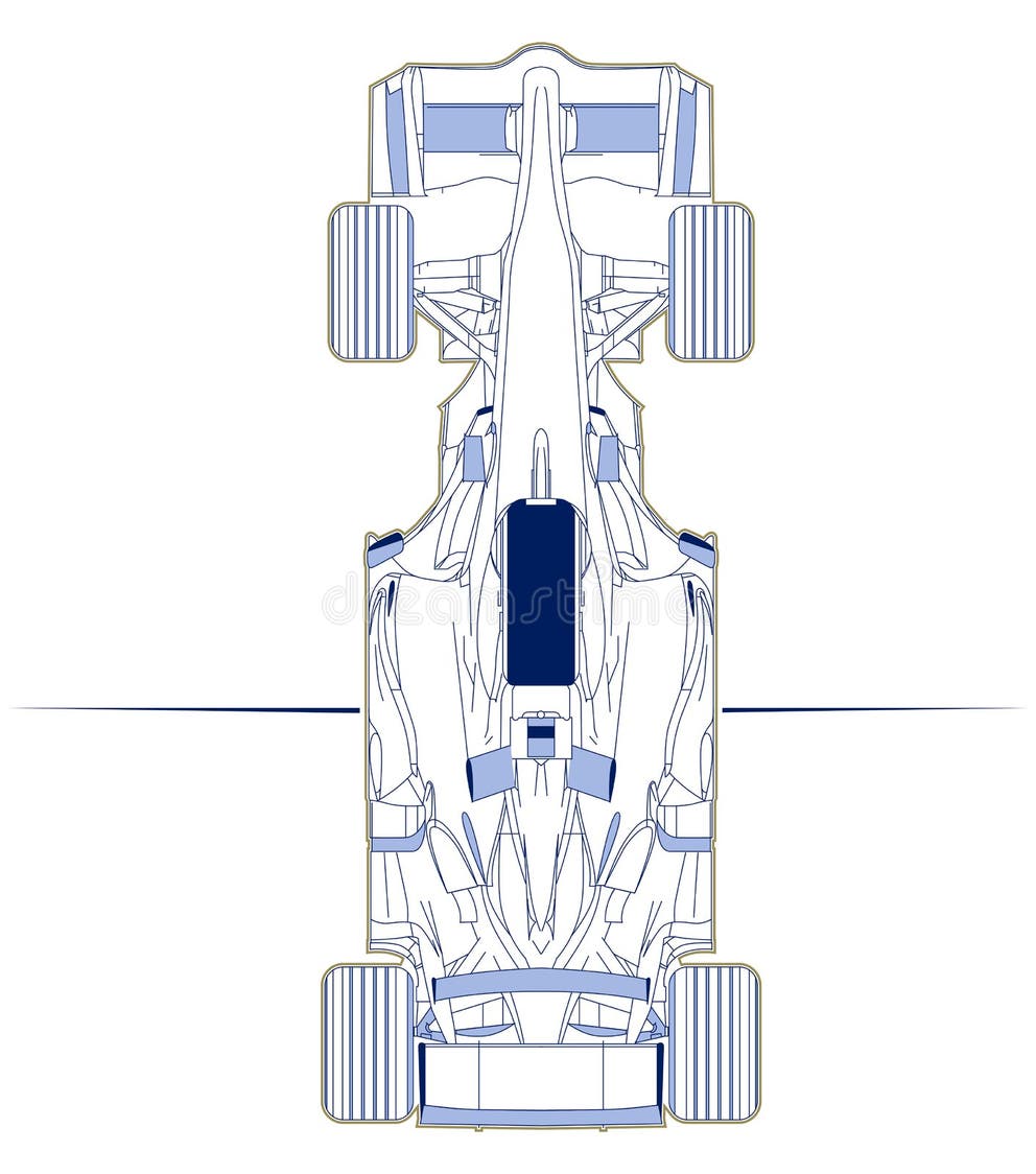 Formula One Car Side View Stock Illustrations – 509 Formula One Car ...