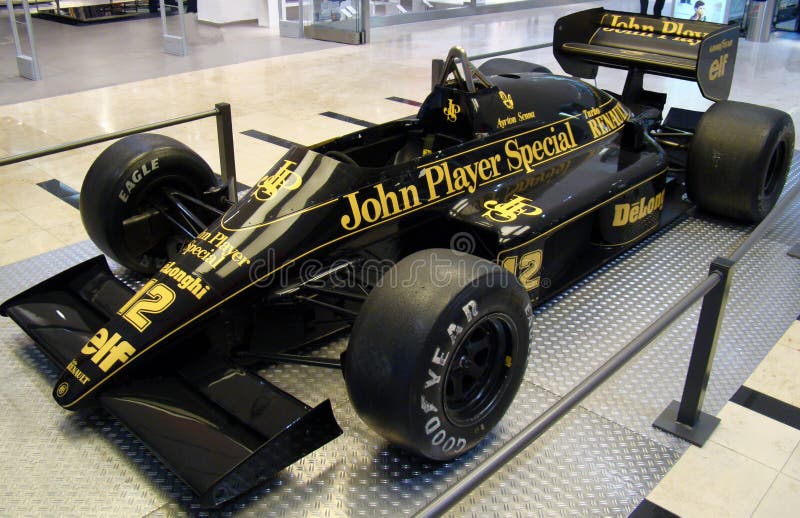 F1 lótus JPS 98T (1986) foto de stock editorial. Imagem de praga - 27783653