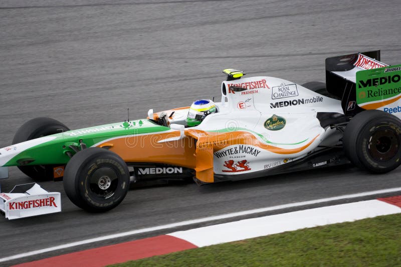 F1 Racing 2009 - Giancarlo Fisichella Redactionele Stock Foto - Image ...
