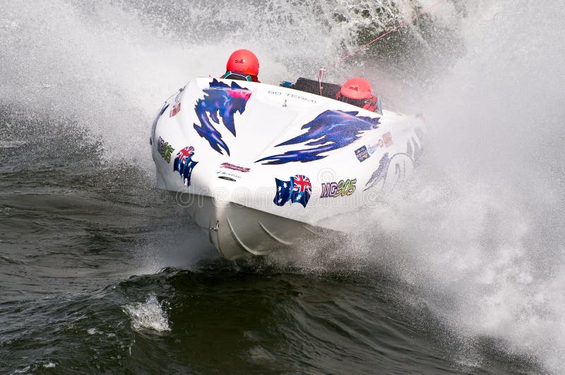 F1 waterski race boat editorial stock photo. Image of race - 10393408