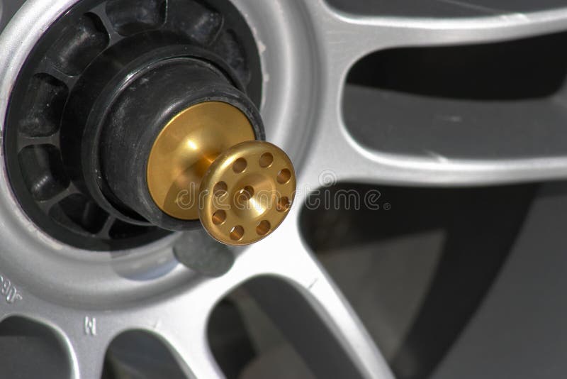 F1 Wheel Pin stock image. Image of tyre, side, click, silver - 2010933