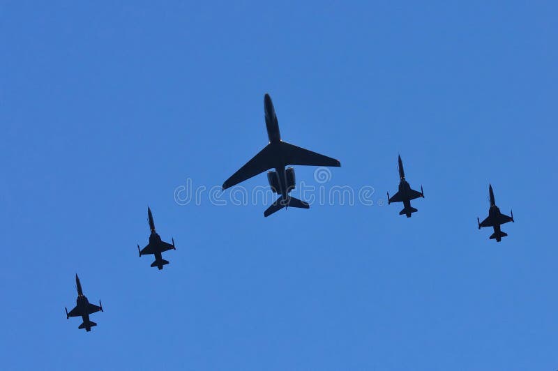 Jet Fighter Airborne stock image. Image of wings, fighter - 2853595