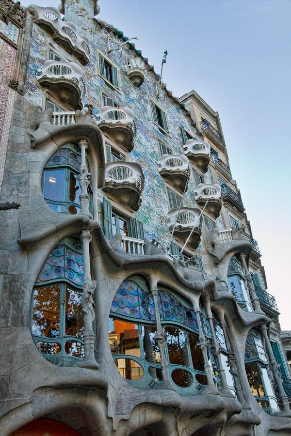 Maison Batilo - Barcelone, Espagne Image éditorial - Image du principal ...
