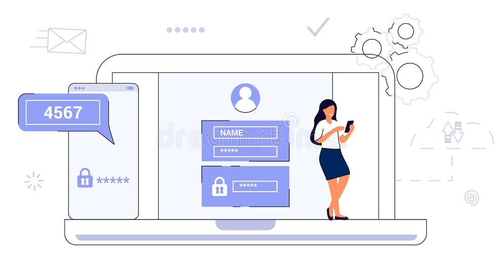 Mobile Otp Stock Illustrations – 465 Mobile Otp Stock Illustrations ...