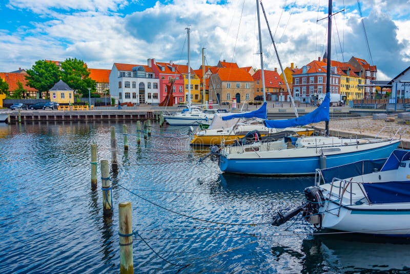 Faaborg, Denmark, June 20, 2022: Marina in Danish Town Faaborg ...
