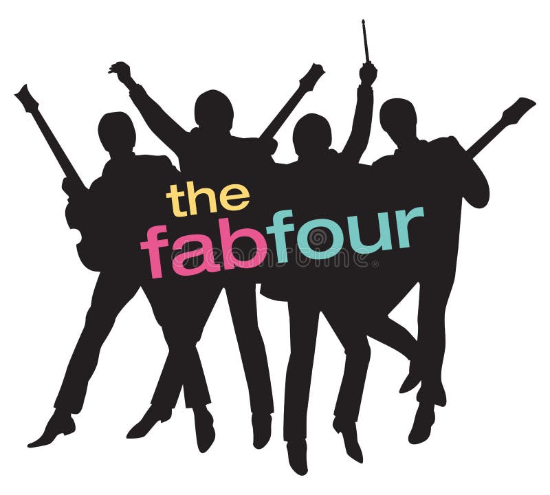 Fab Four Stock Illustrations – 6 Fab Four Stock Illustrations, Vectors ...