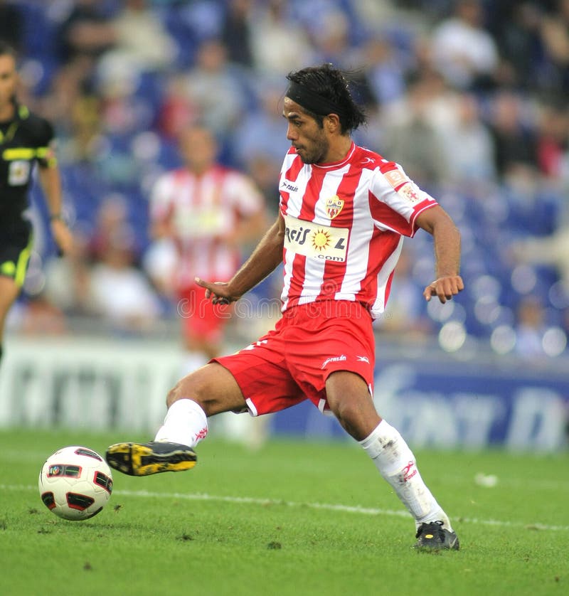 Fabian Vargas of Almeria editorial photography. Image of league - 16118137
