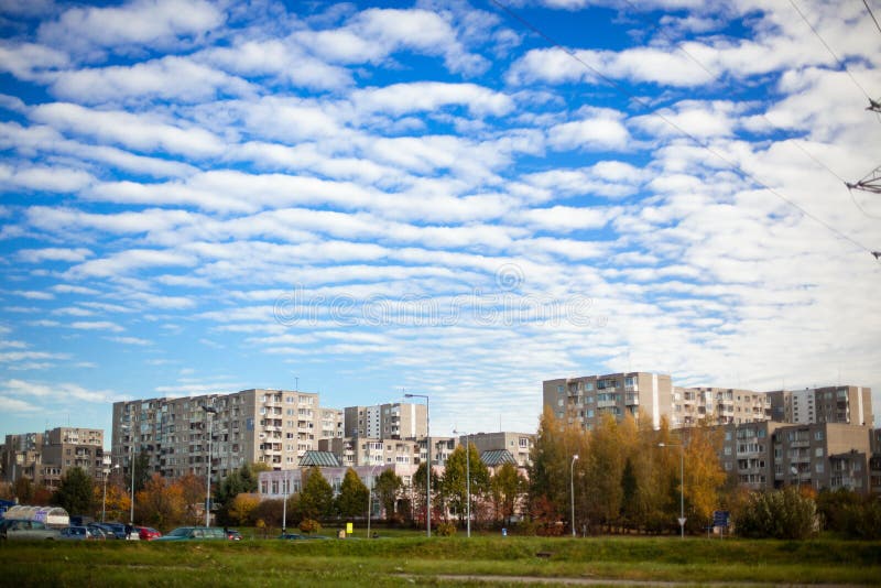 Fabijoniskes District in Vilnius Editorial Stock Photo - Image of ...