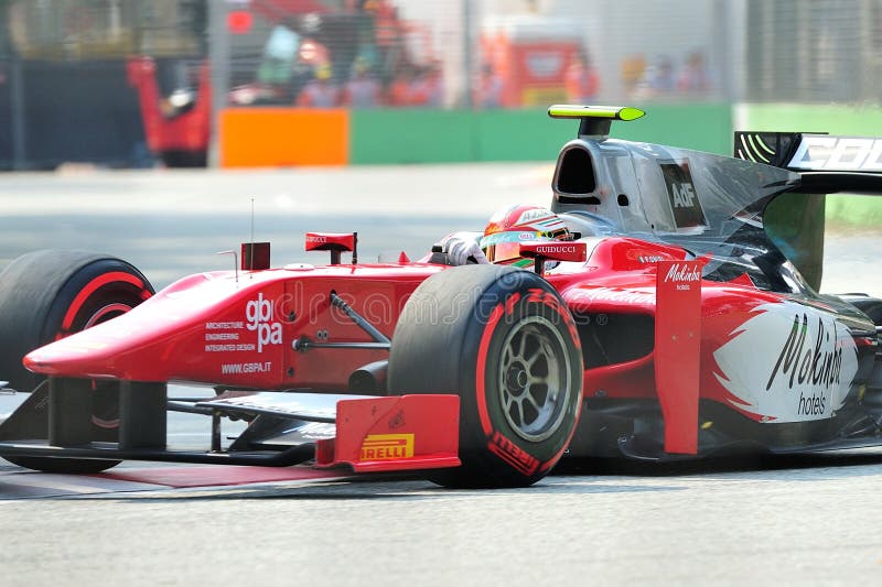Fabio Onidi Racing in Singapore GP2 2012 Editorial Stock Image - Image ...