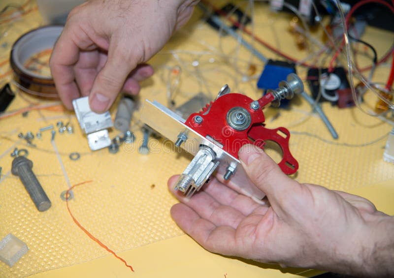 Fablab and 3D Printing stock photo. Image of filament - 78231250