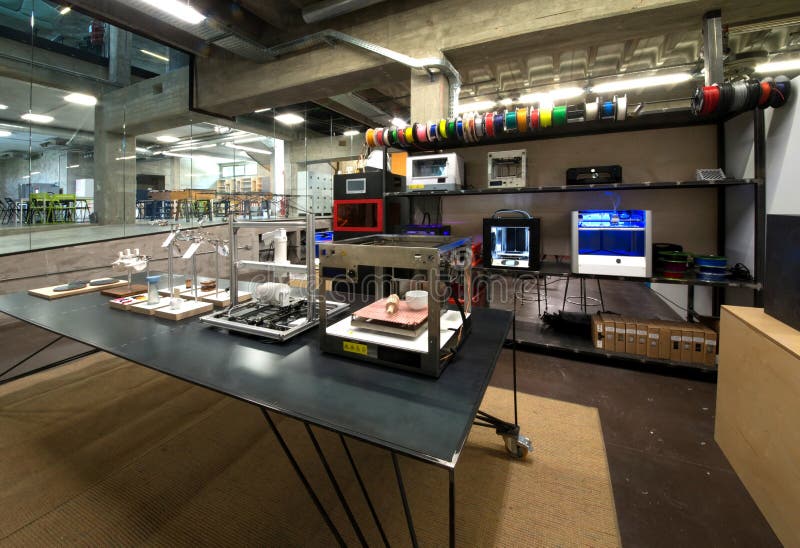 Fablab and 3D Printing stock image. Image of maker, offering - 78231281